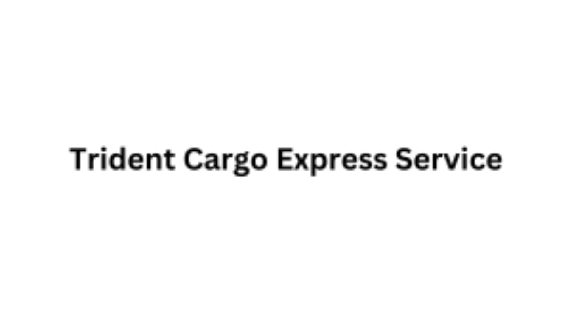 Trident Express Cargo Tracking